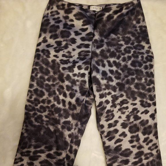 Cache | Pants & Jumpsuits | Cache Leopard Print Pants | Poshmark